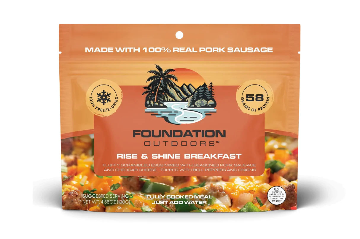 Foundation Outdoors Rise & Shine Breakfast Meal – Trailful Outdoor Co.