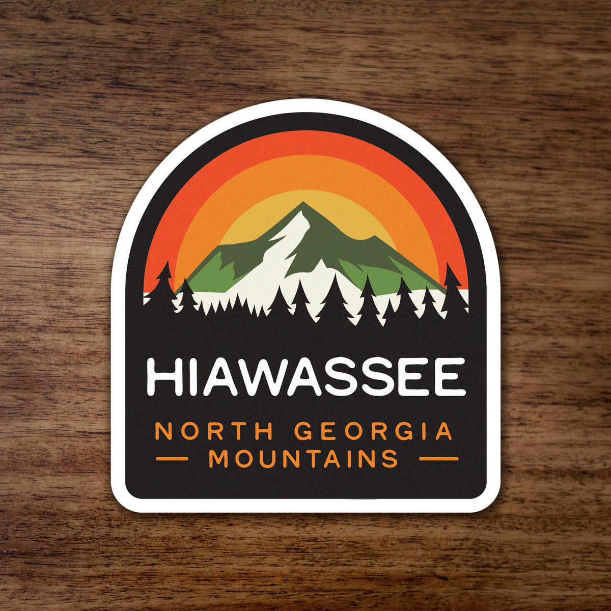 Hiawassee Georgia Mountains Sticker – Trailful Outdoor Co.